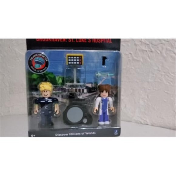 roblox | Toys | Roblox Brookhaven St Lukes Hospital Action Figure 2pack ...
